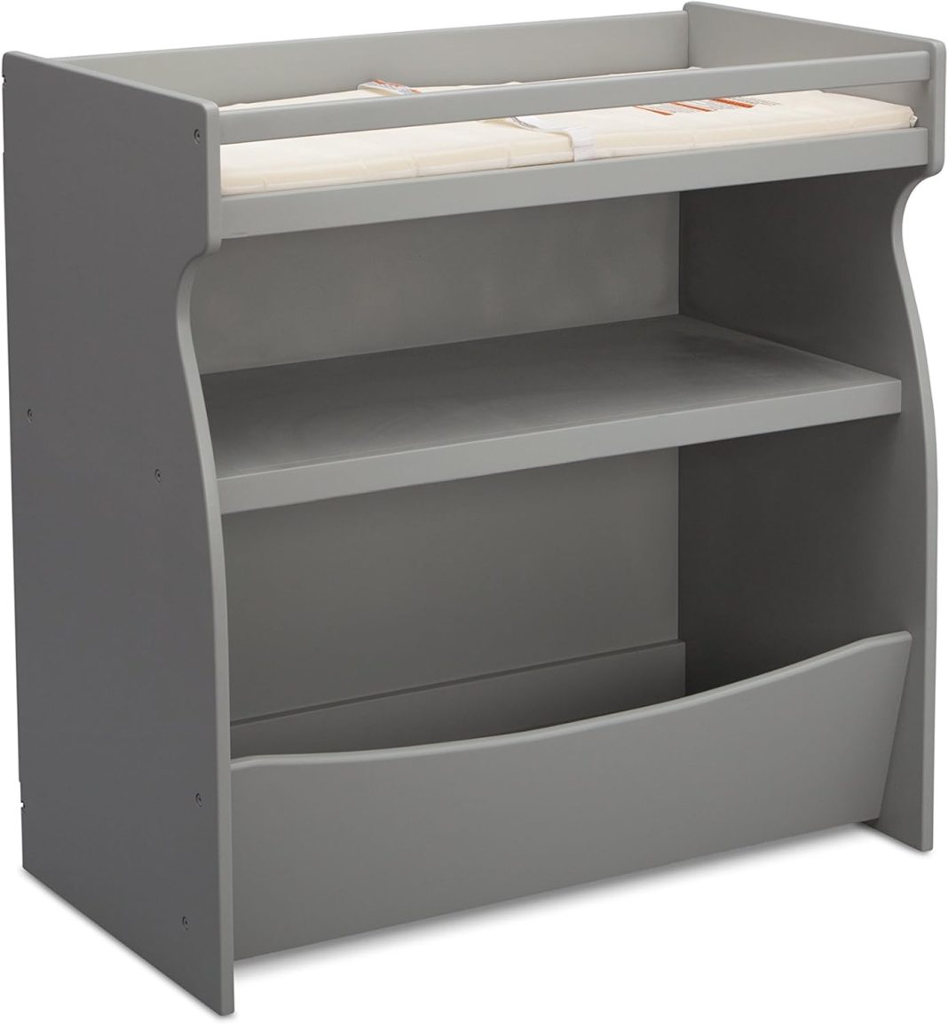 Delta Children Changing Table and Storage Unit Review | Baby Mom Tips